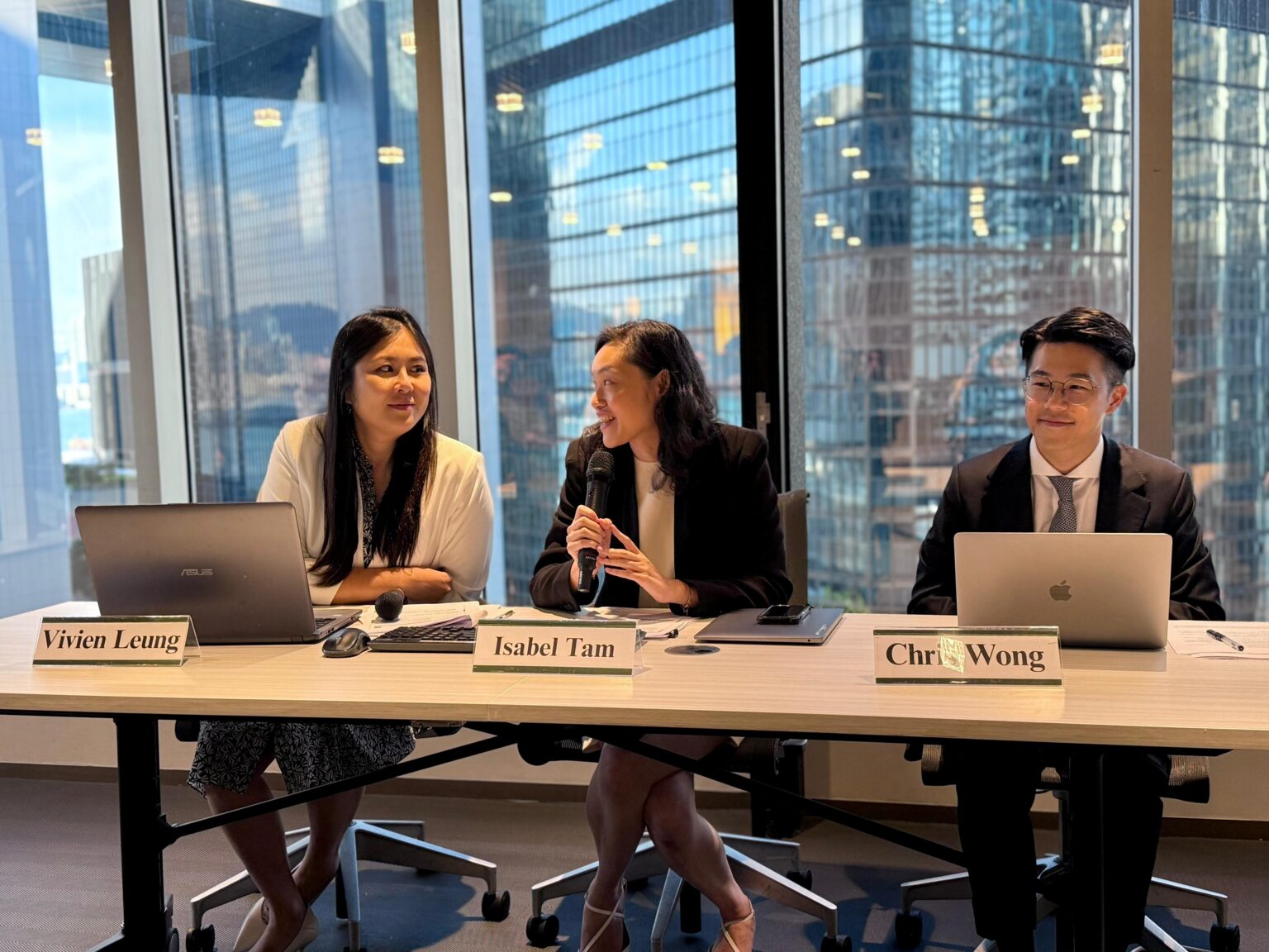 Isabel Tam, Vivien Leung and Chris Wong delivered a CPD session titled ...